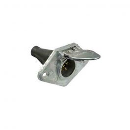 6-Way Round Car End Socket