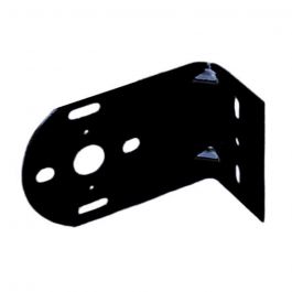 Universal Tail Light Mounting Bracket, Oblong Black Steel, 3" x 4.5"